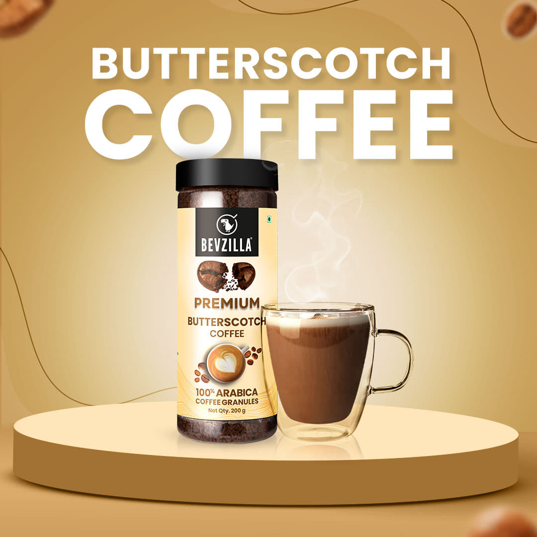 Premium Butterscotch Coffee Powder - 200 grams– Bevzilla