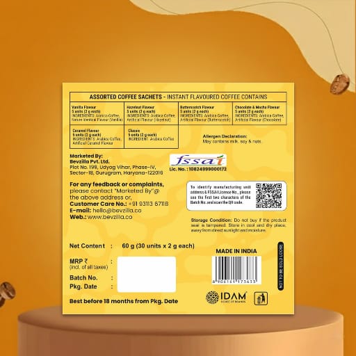 30 Assorted Sachets | 6 Different Flavours– Bevzilla