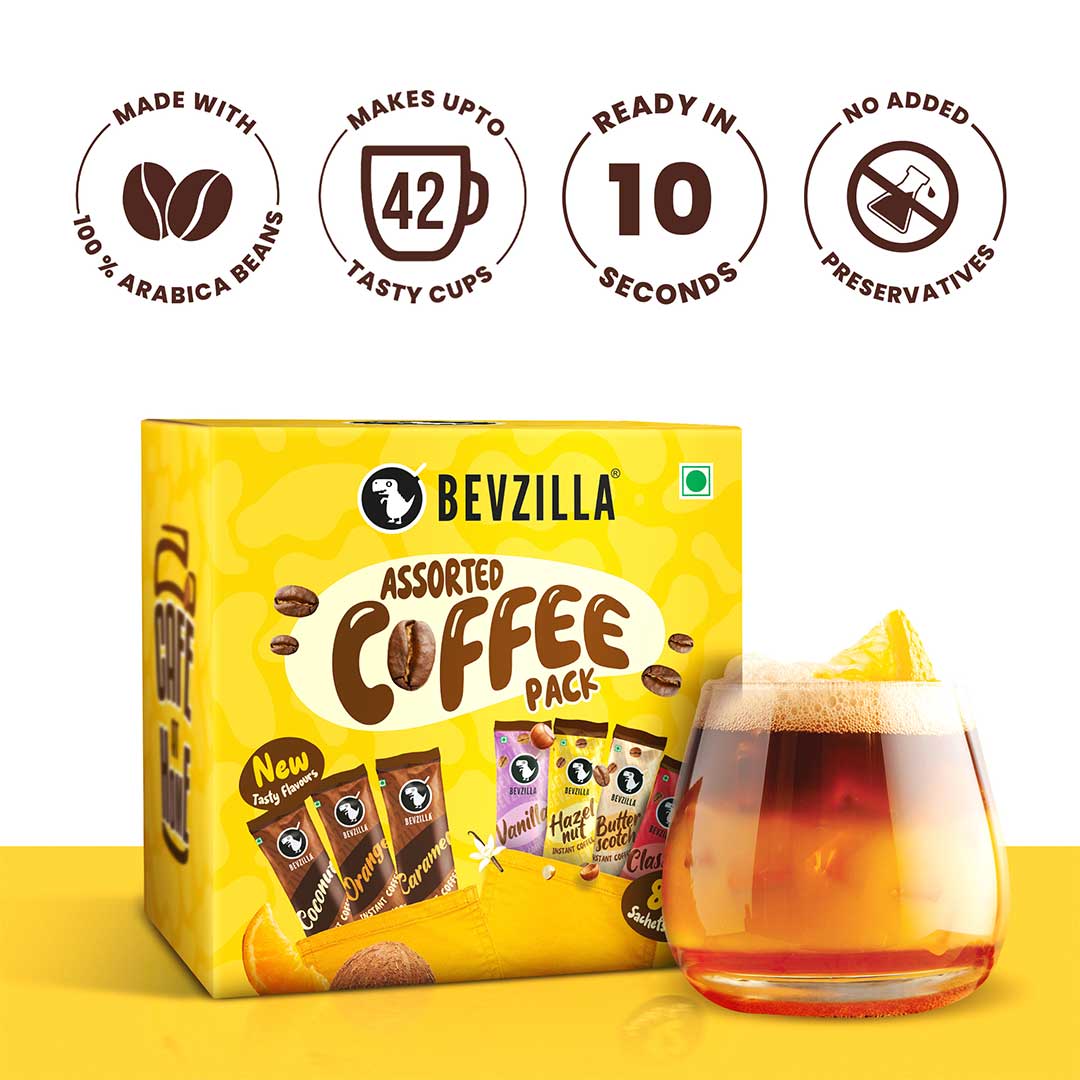 84 Sachets Assorted Coffee Powder Box– Bevzilla