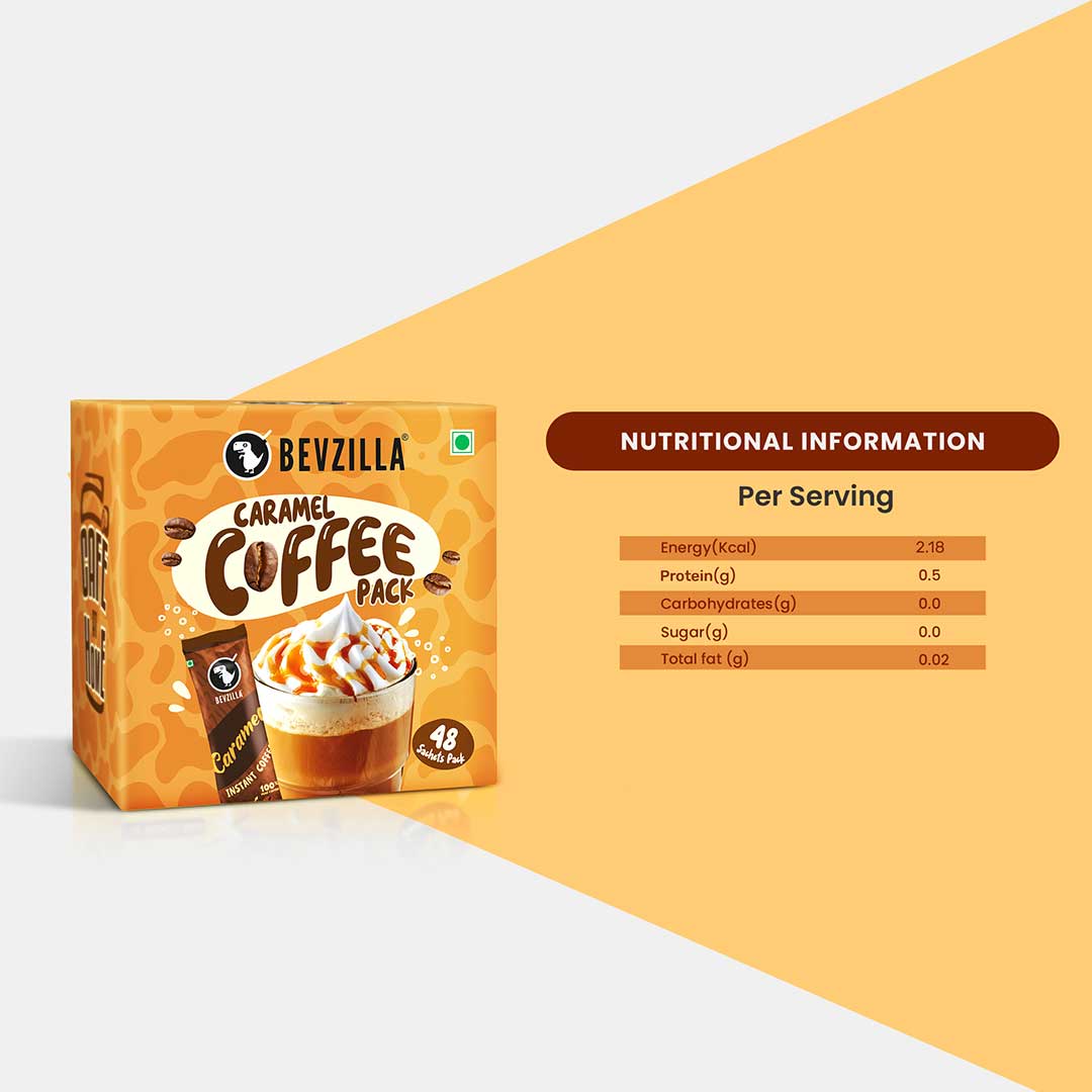 Caramel Coffee Powder sachets– Bevzilla