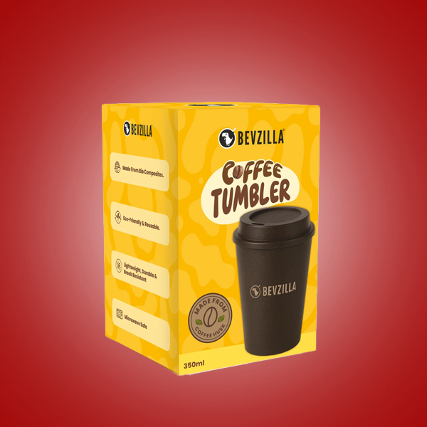 48 Sachets Choco Mocha + Reusable Coffee Husk Tumbler - 300ml– Bevzilla