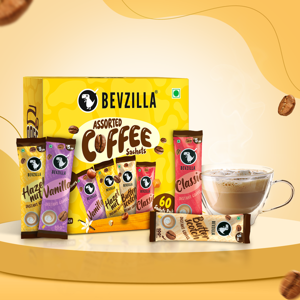 60 Sachets Assorted Coffee Powder Box– Bevzilla