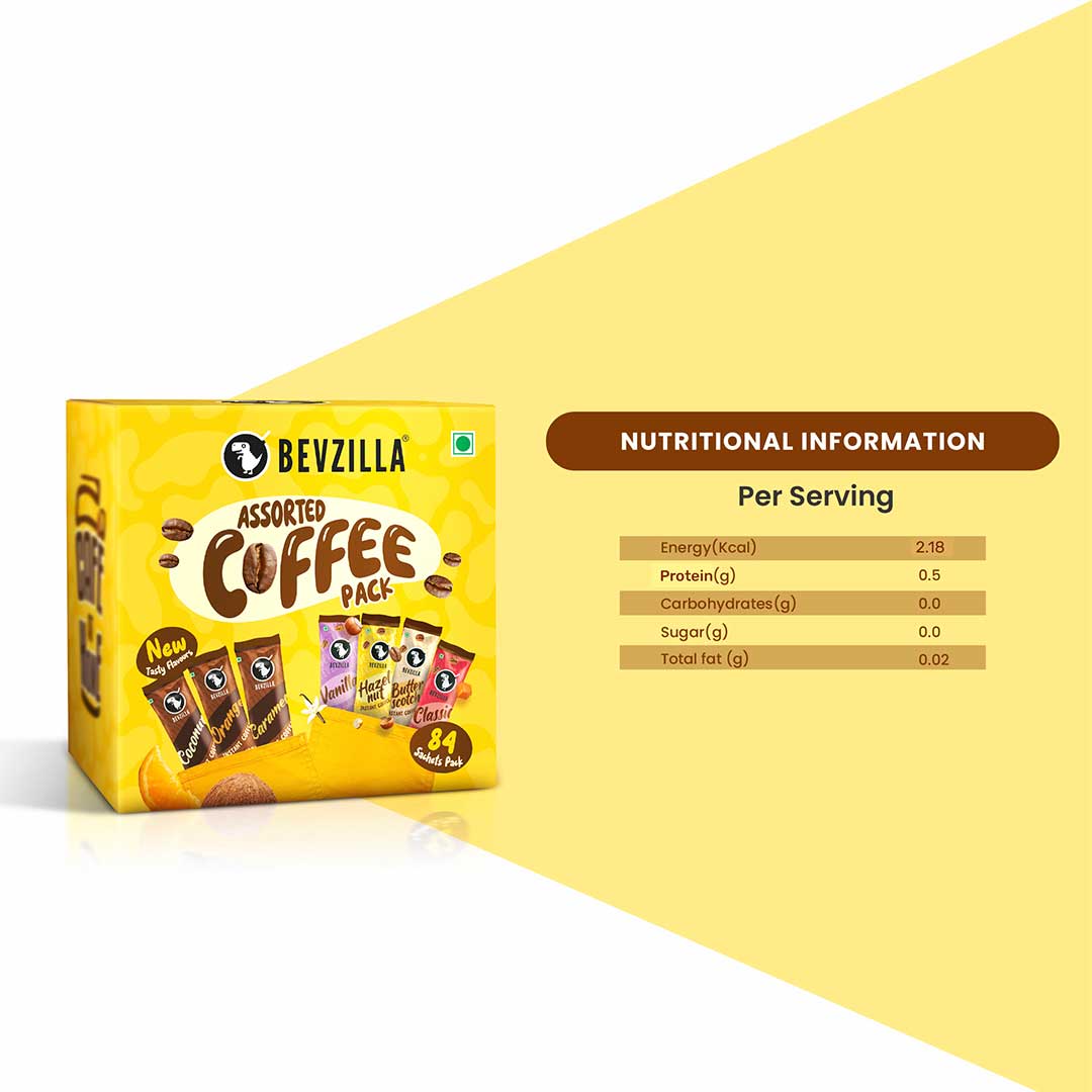 84 Sachets Assorted Coffee Powder Box– Bevzilla