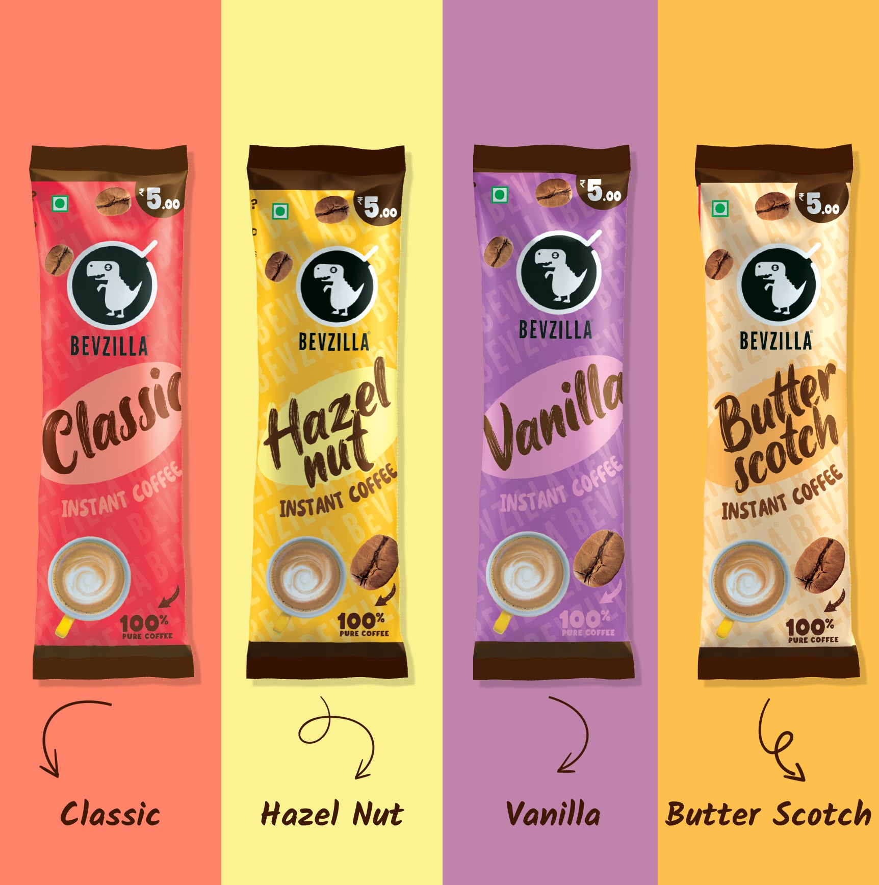 96 Sachets Assorted Coffee Powder Box– Bevzilla