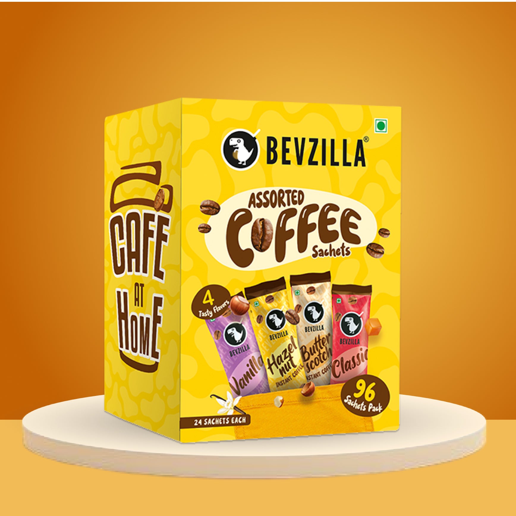 96 Sachets Assorted Coffee Powder Box– Bevzilla