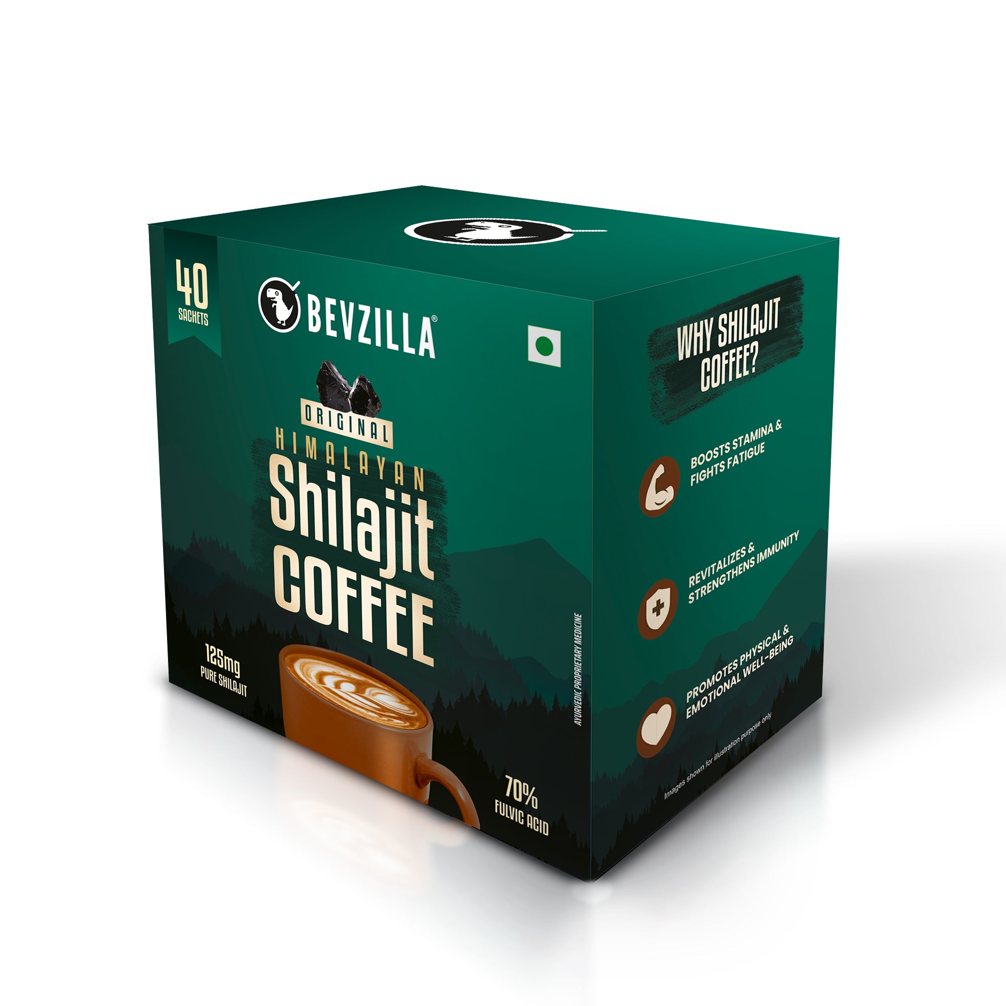 Himalayan Shilajit Coffee | 40 Sachets– Bevzilla