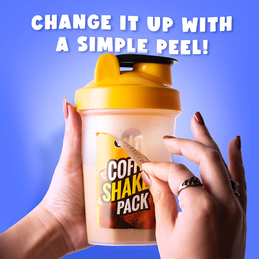 25 Flavoured Coffee Sachets + Shaker– Bevzilla