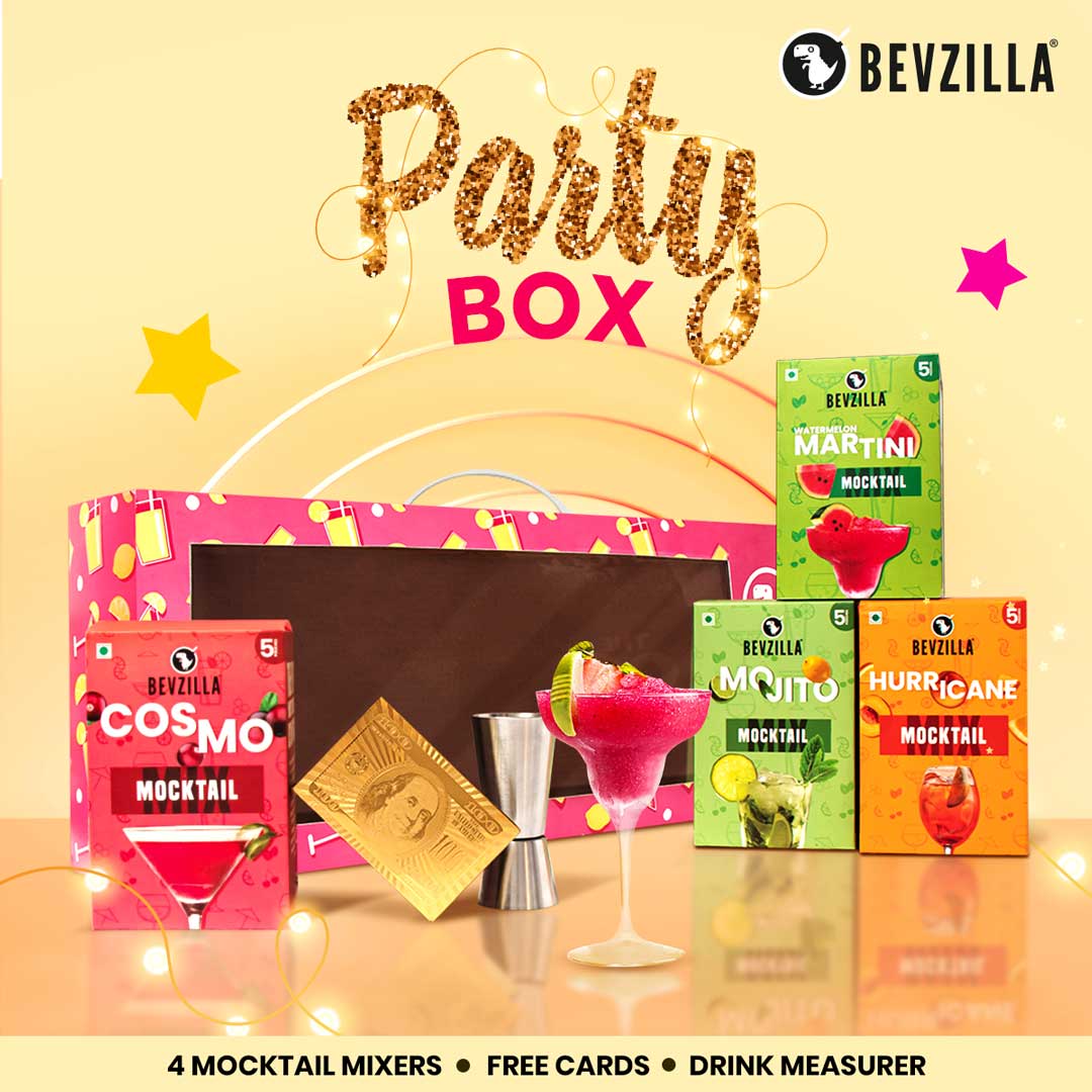 Buy Best Party Box Mocktail Drink Mixers from Bevzilla