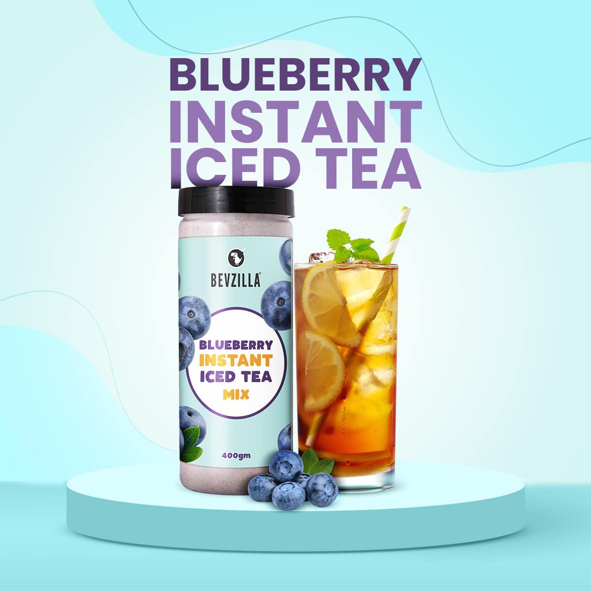 Buy Best Blueberry Instant Iced Tea I Refreshing and Delicious– Bevzilla