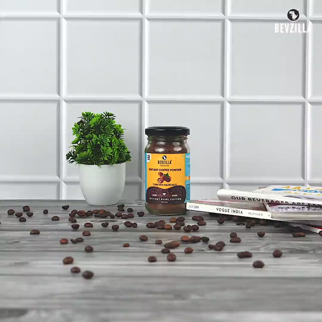 Buy Hazelnut Coffee Powder and enjoy the taste of premium coffee– Bevzilla