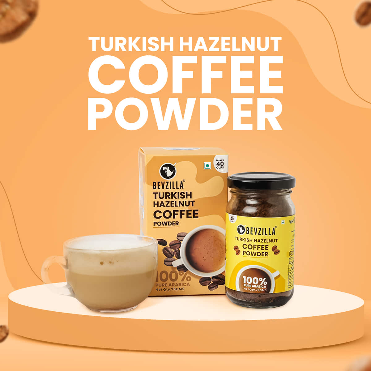 Buy Instant Turkish Hazelnut Coffee Cubes in India– Bevzilla